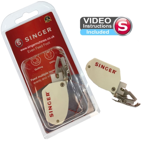 Genuine Singer Even Feed foot with Video Instructions