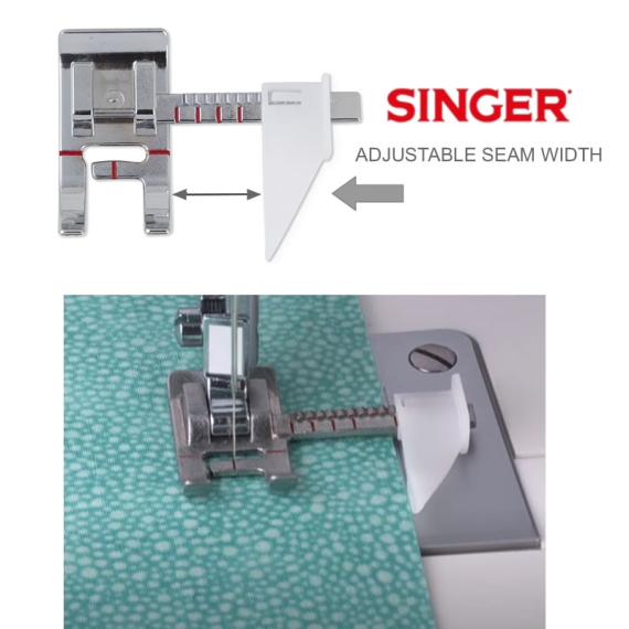 Singer Adjustable Premium Sew Easy Presser Foot