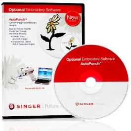 Singer Futura Autopunch Software for Singer range of sewing machines