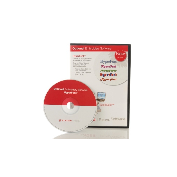 Singer Hyperfont Embroidery Software for Futura Machines