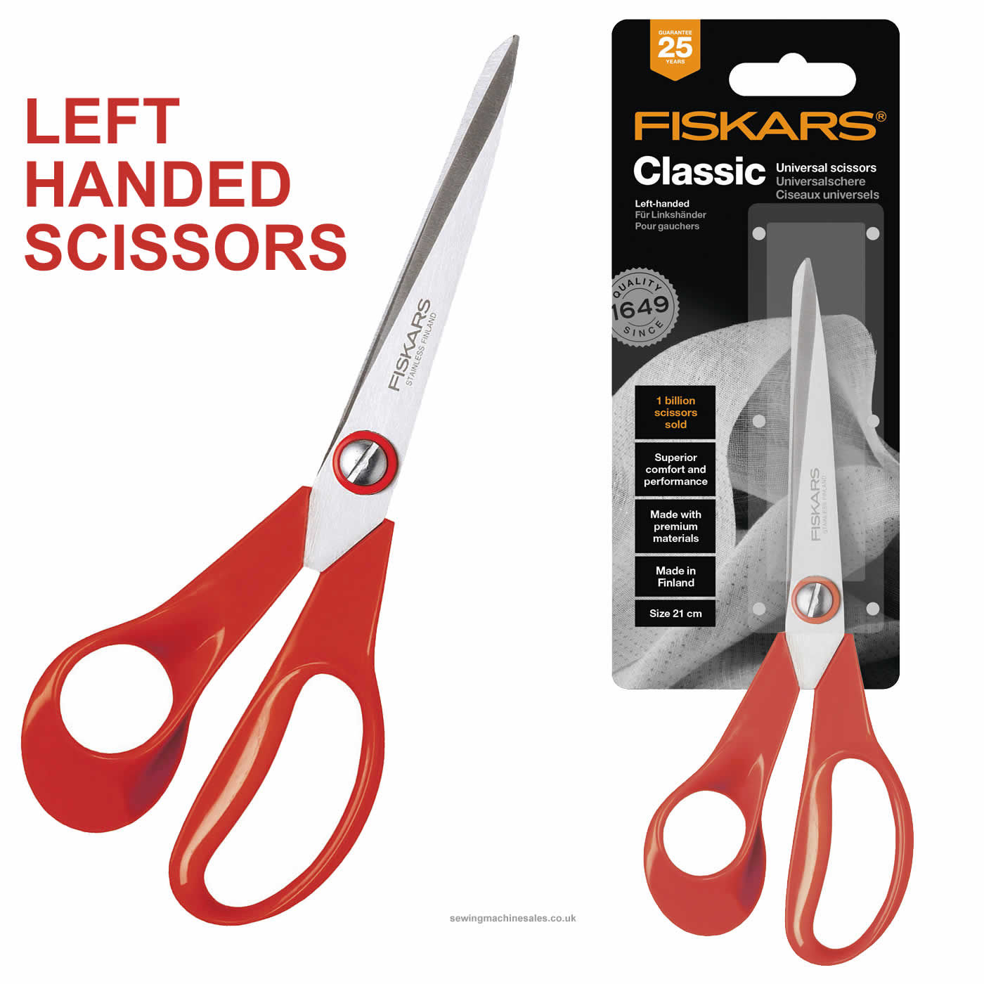 Scissors for Dressmaking, Sewing, Needlework and Embroidery